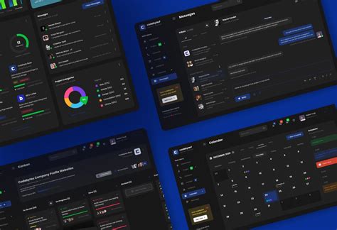 时尚高端专业的后台仪表盘dashboard UI KITS PSD FIG 云瑞设计