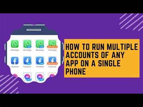 How To Run Multiple Accounts Of Any App On A Single Android Phone YouTube