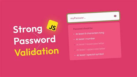 Password Validation Check In HTML CSS JavaScript Password Strength