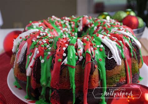 Christmas Bundt Cake Recipe Balancing Motherhood
