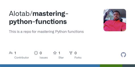 github alotab mastering python functions this is a repo for mastering python functions