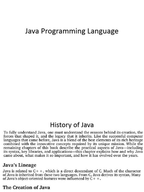 java programming language pdf computer programming programming