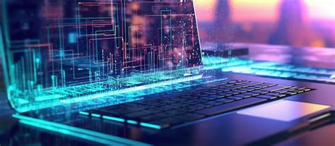 premium photo software development conceptual creating computer program code on laptop design