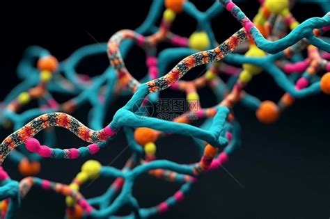 DNA彩色分子链图片素材 正版创意图片600419954 摄图网