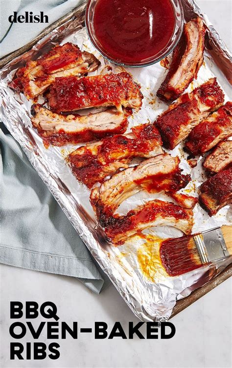 Oven Baked Ribs Are Fall Off The Bone Perfection Recipe Baked Ribs Recipes Oven Baked Ribs