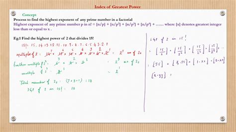 number system factorials igp basic youtube