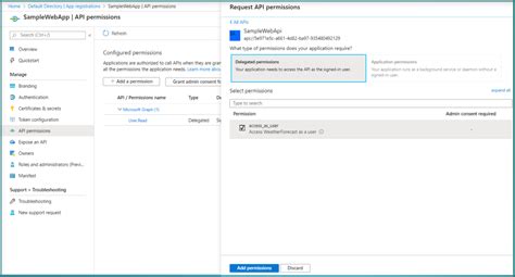securing net core web app calling web api using msal and azure ad