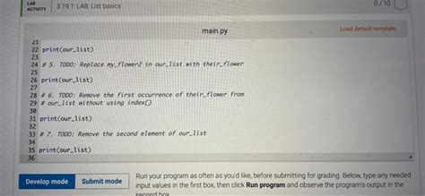 Solved 3 19 LAB List Basics Given The User Inputs Complete Chegg