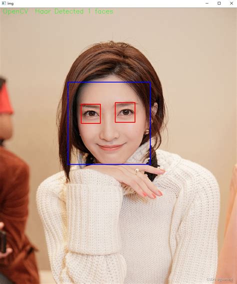 利用opencv haar分类器检测人脸（python实现） haar特征人脸检测 csdn博客