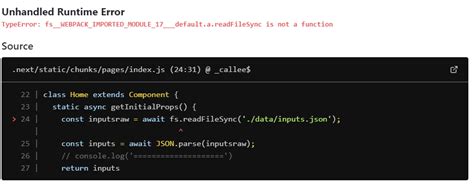 javascript why does fs throw error on routing to new page but refreshing page works stack