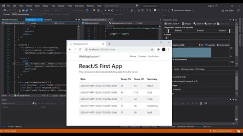 React App In Visual Studio 2019 Net Core 3 Getting Started YouTube