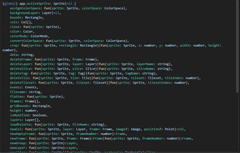 i made a lua library for aseprite scripts and extensions aseprite community