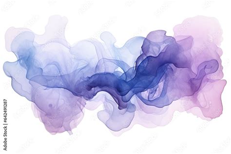 Watercolor Background Abstract Wave Background Blue Violett Lilac