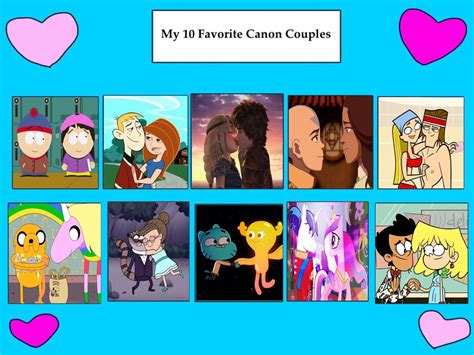 My 10 Favorite Canon Couples By Matthiamore On Deviantart