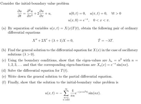 how to solve initial boundary value problems