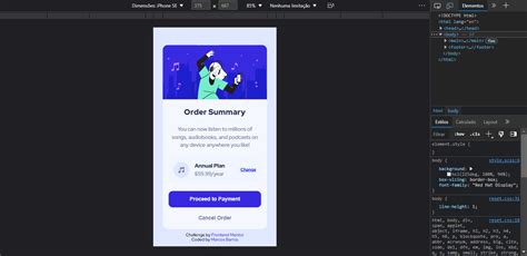 github marcoswodbarros order summary component seventh challenge from the frontend mentor