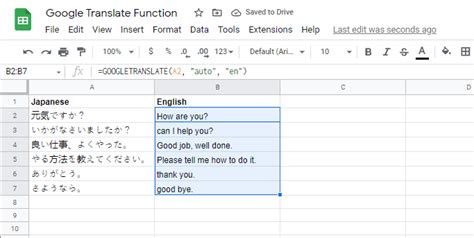 A Painless Guide To The Google Translate Function In Sheets