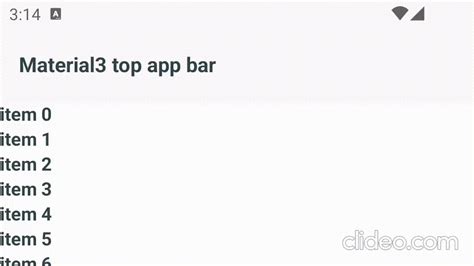 android how to retain tonal colours when adding additional content to a material3 topappbar
