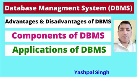 Database Management System DBMS Advantages And Disadvantages Of