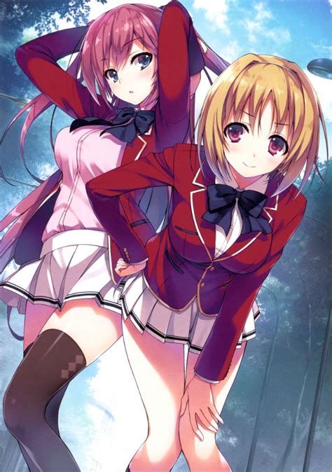 Safebooru 2girls O Absurdres Argyle Argyle Legwear Armpits Arms Behind Head Arms Up Bangs