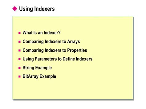 module 13 properties and indexers overview using properties using indexers ppt download
