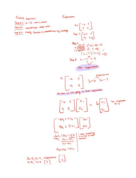 lec11 eigenvectors dr zhao lecture 11 notes finding eigenvectors eigenvalue step 1 a xi
