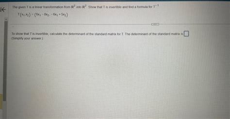 solved the given t is a linear transformation from r2 into