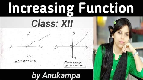 concept of increasing function and strictly increasing function youtube