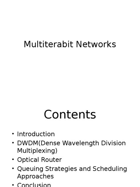 multiterabit networks pdf wavelength division multiplexing multiplexing