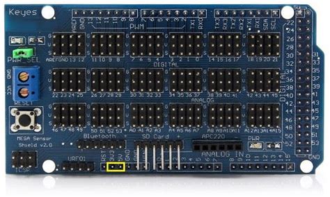 using arduino mega sensor shield with arduino due arduino project hub