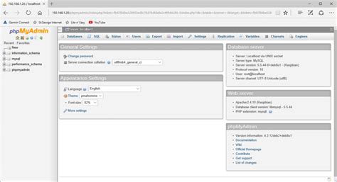 install phpmyadmin on a raspberry pi my hydropi