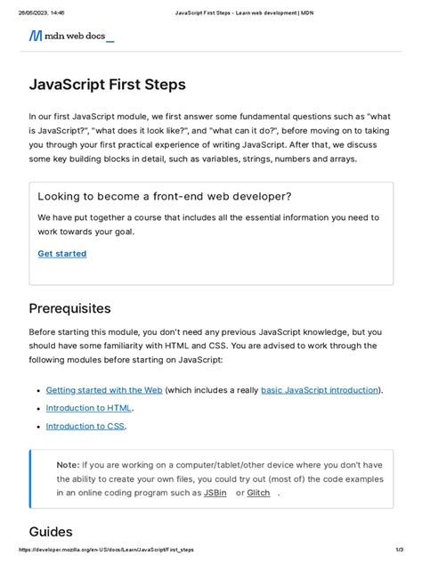 1 1 javascript first steps learn web development mdn pdf java script world wide web