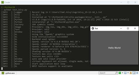 kivy pip installation problem windows 10