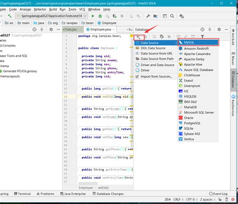 idea连接mysql自动生成实体类，超详细！！！ idea生成mysql类 csdn博客