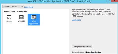 ASP NET Core Identity Tables Customization With Visual Studio 2017