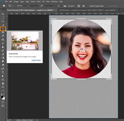 Cómo recortar en un círculo en Photoshop rápido y fácil St Charles