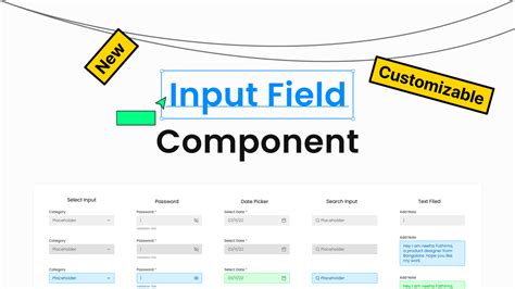 Input Field Component Figma