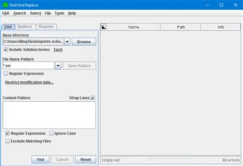 search and replace text in multiple files at once using far software