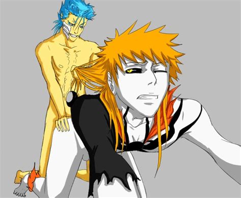 Rule 34 Artist Request Bleach Gay Grimmjow Jaegerjaquez Hollow Hollow Ichigo Human Ichigo