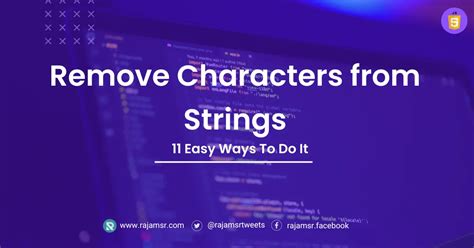 JavaScript Remove Character From String 11 Easy Ways MSR Web Dev