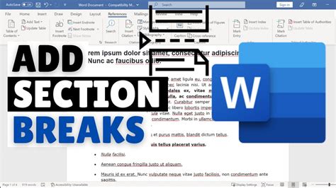 How To Add Section Break In Word Insert Section Breaks In MS Word