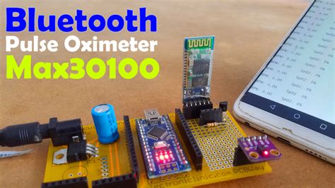 Bluetooth Pulse Oximeter Using Max30100 And Arduino Nano SpO2 And BPM