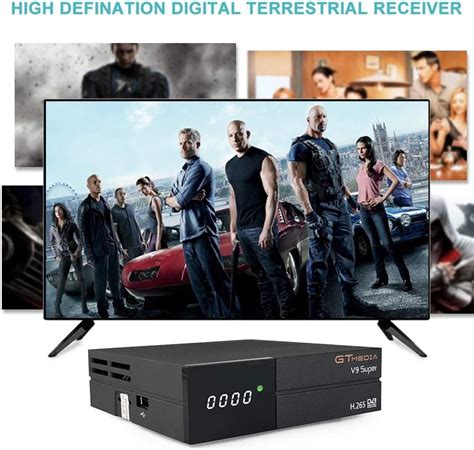 Gt Media V9 Super Dvb S2 Satellite Digital Tv Receiver Decoder With Built In Wi Fi Support H265