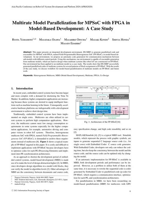 pdf multirate model parallelization for mpsoc with fpga in dokumen tips