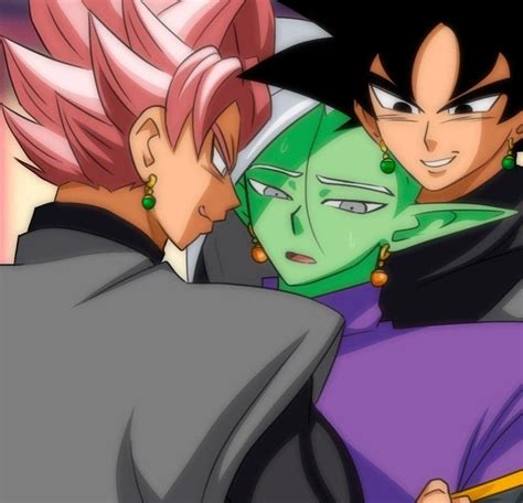2 Goku Blacks On Zamasu Deng Thats Hawt ͡° ͜ʖ ͡° Anime Dragon Ball Z Goku Black