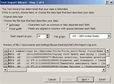 Importing An E Mail Comma Or Pipe Delimited File Into Excel