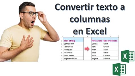 Como Convertir Textos A Columnas En Excel YouTube