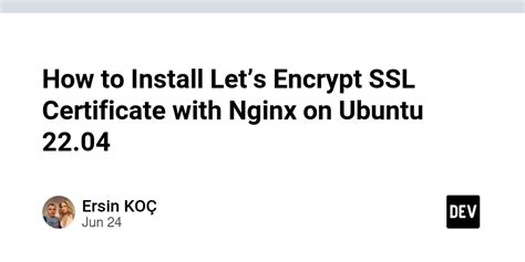 How To Install Lets Encrypt SSL Certificate With Nginx On Ubuntu 22 04