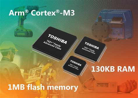 toshiba introduces arm® cortex® m3 microcontrollers with 1mb flash memory ebom