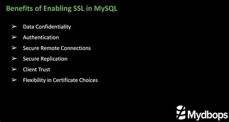 Enhancing MySQL Security With SSL Certificates MyWebinar Edition 26
